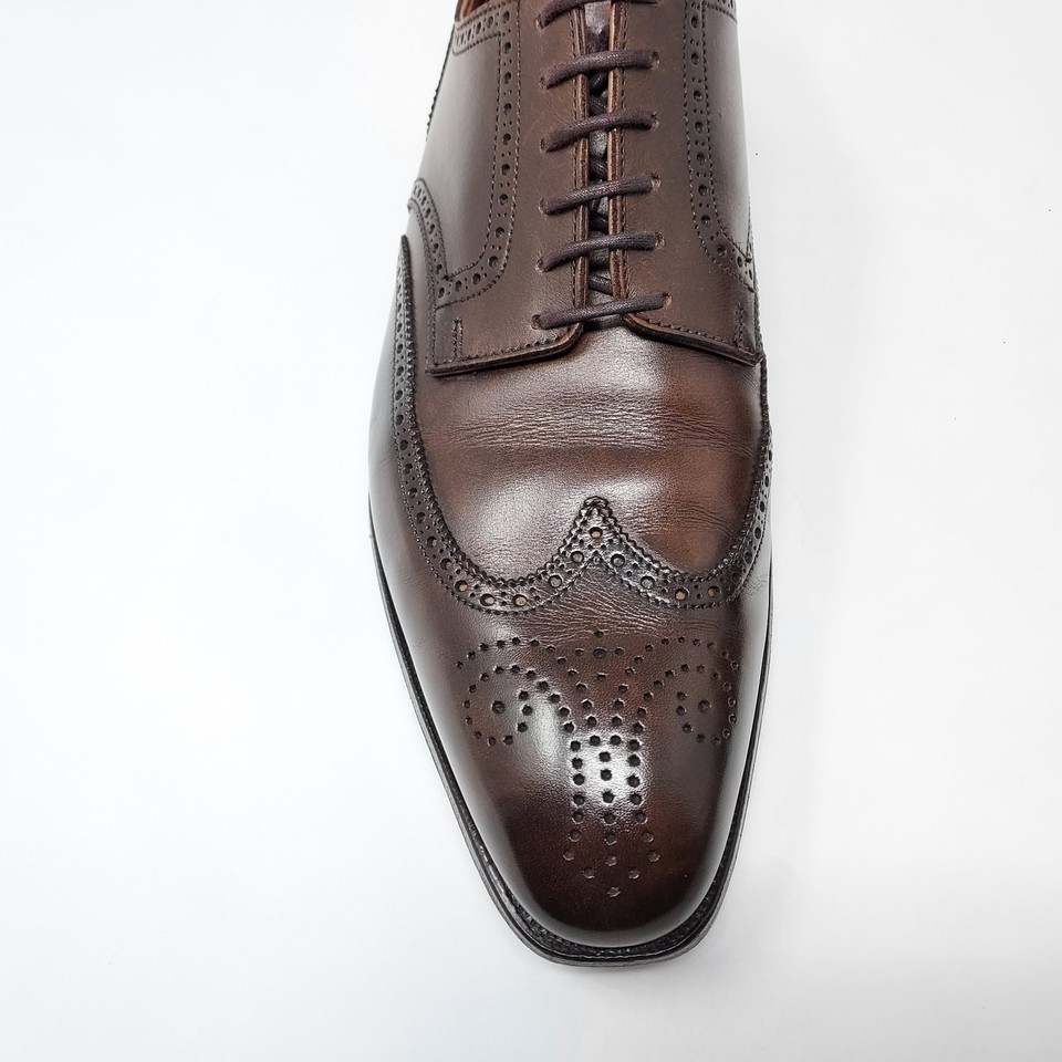 Crockett & Jones Hand Grade 5529 Brunswick Full-Brogue Derby Braun EU ...