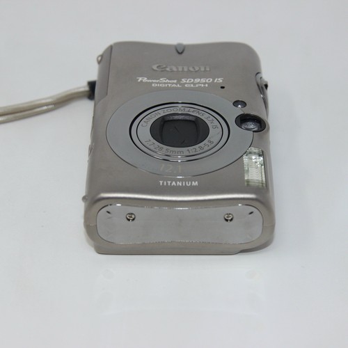 Canon Powershot SD950 IS Titanium 12.1MP - W/ Battery & Charger ...