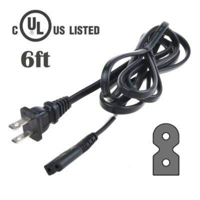 AC Power Supply Cord Cable Lead For Rocketfish RF-RBREC Wireless Audio ...
