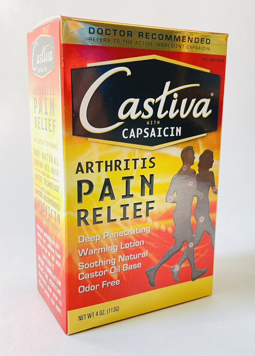 Castiva+Arthritis+Pain+Relief+Lotion+With+Capsaicin+4+Oz for sale ...