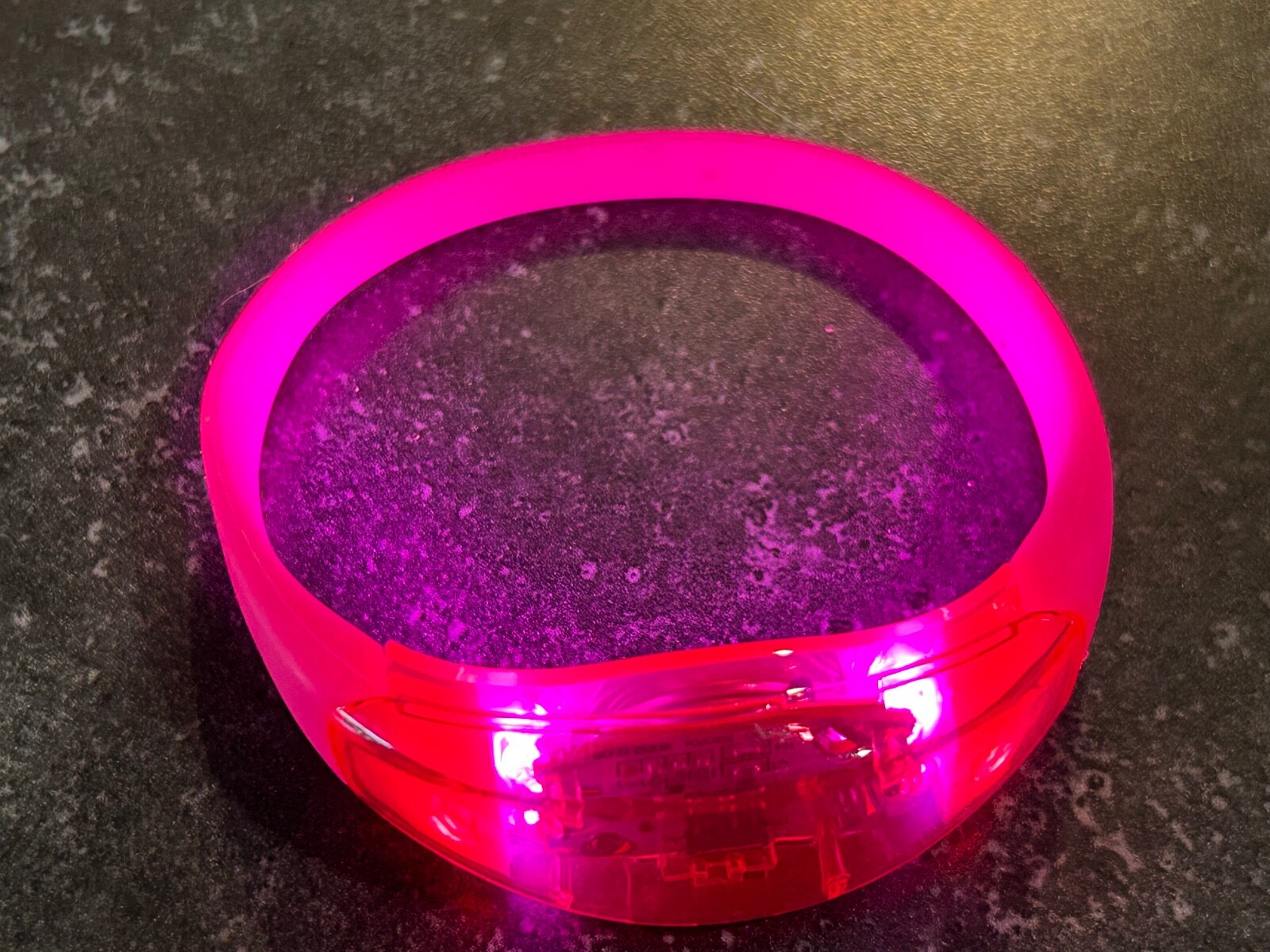 BANGLE BRACELET FLASH GLOW BAND LIGHT-UP EL LED MOTION SOUND ACTIVATED ...