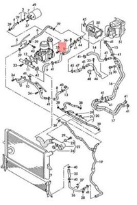 Genuine VW Touareg 7L6 7LA Coolant Pipe 07Z121065Q | eBay