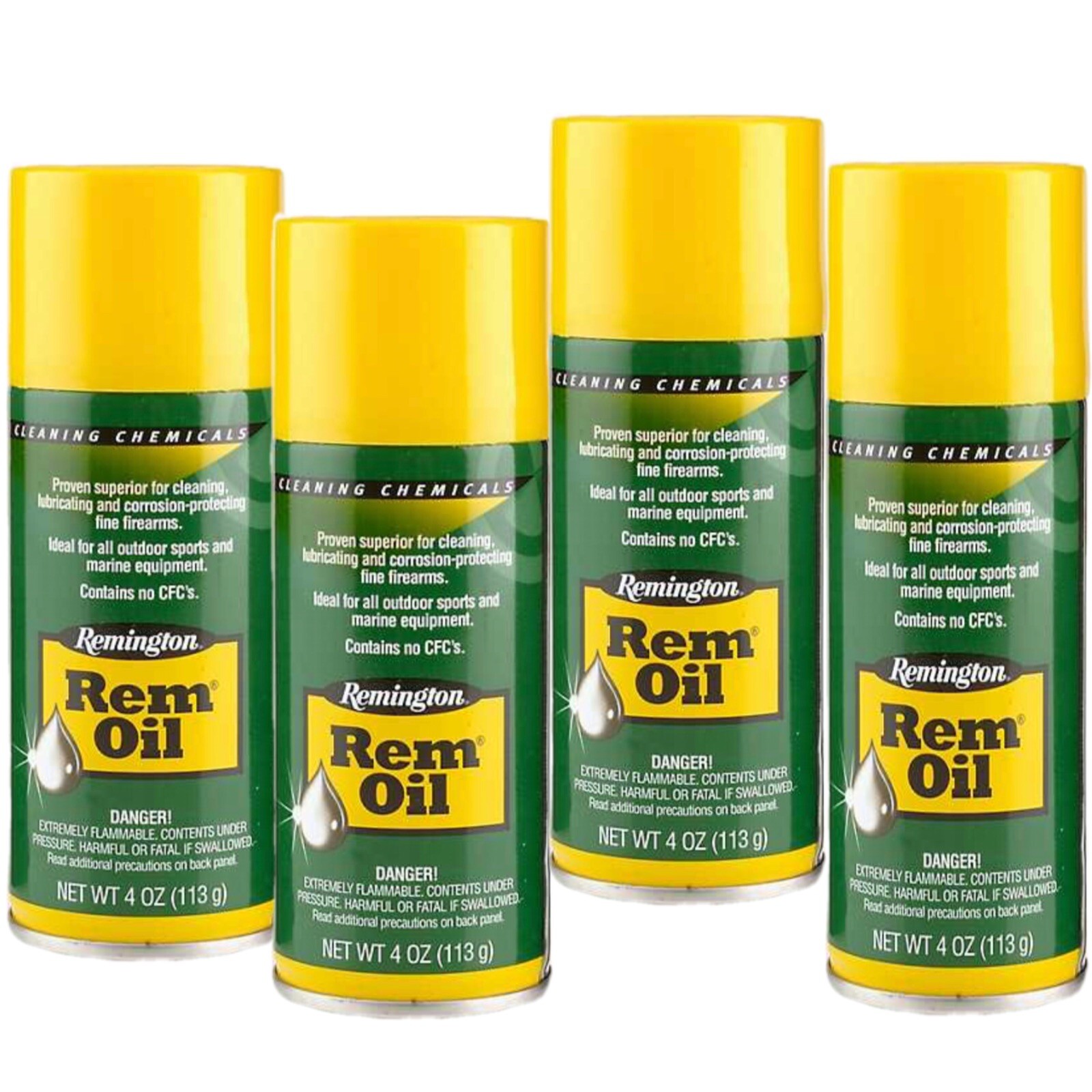 4 PACK Remington Rem Oil Lube Protects Metal Parts 4 oz. Spray Can | eBay