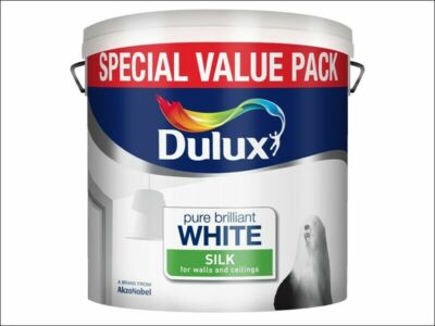 Dulux Silk Paint Pure Brilliant White SILK Emulsion Walls Ceilings ...