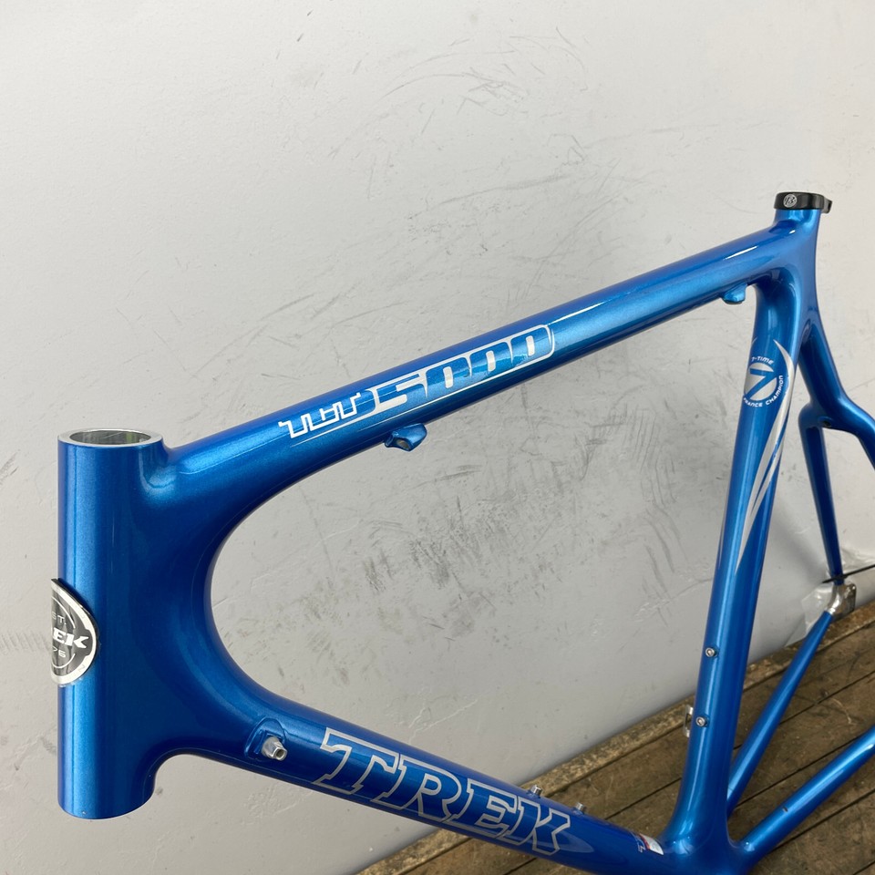 Trek 5000 Frame 62 cm Carbon Fiber 700c TCT 130 Road Race Blue Tall ...