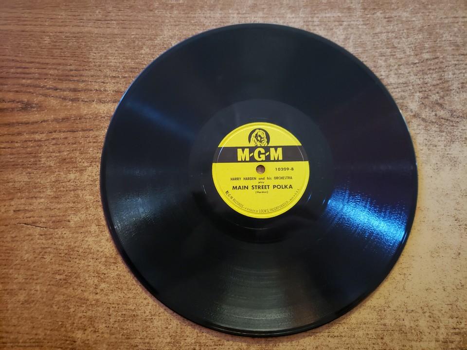 1940S MINT-EXC HARRY HARDEN-MAIN STREET POLKA// THREE MINUTE POLKA ...