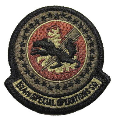 US Air Force 524th Special Operations Squadron (SOS) Subdued Hook Back ...