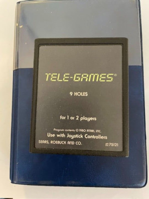 VINTAGE Arcade Golf Atari Sears Tele-Games 9 HOLES 1980 HARD TO FIND ...