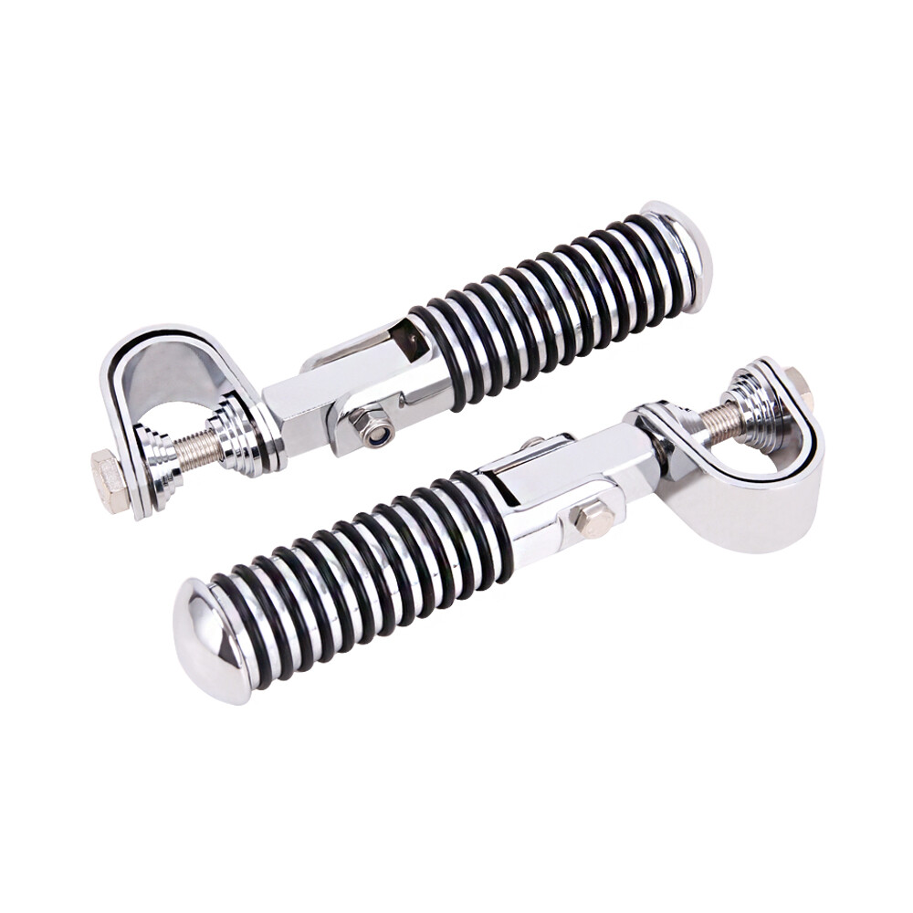 Motorcycle Highway Foot Pegs Footrest For Harley Chopper Bobber Custom ...