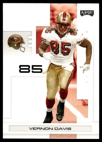 2007 Playoff NFL Playoffs Vernon Davis San Francisco 49ers #87 | eBay