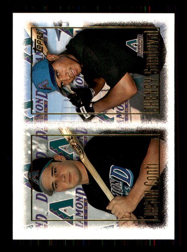1997 Baseball Topps Jason Conti / Jhensy Sandoval RC Arizona ...