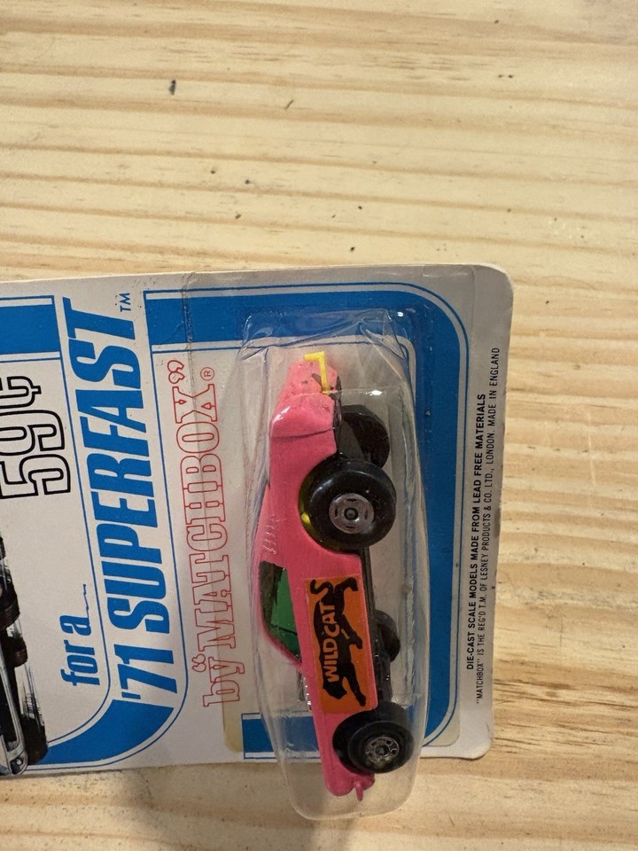 Matchbox 71 Superfast Pink Wildcat Trade In Your Old Car Made In ...