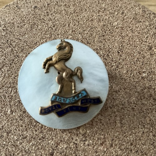 Royal West Kent Regiment Invicta Horse Design Sweetheart Brooch Pin ...