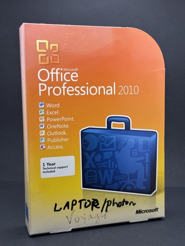 Microsoft Office Professional 2010 PC Software Suite Word Excel With ...