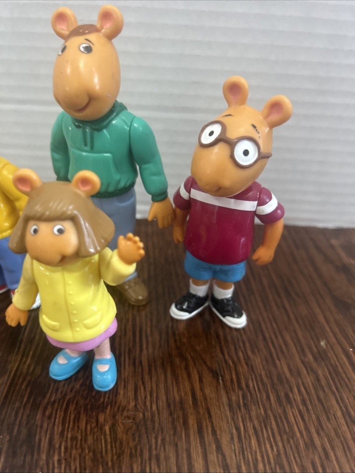 PBS Kid Vintage 1996 Marc Brown Arthur Aardvark Family Dad DW Figure ...