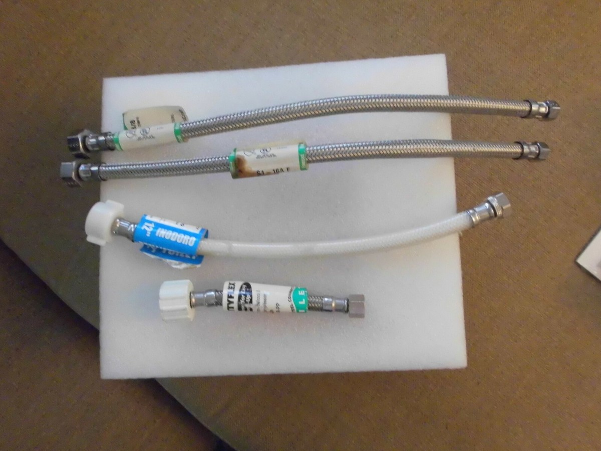 Braided Water Supply Lines Refrigerator Hose / Ice Maker Water Supply