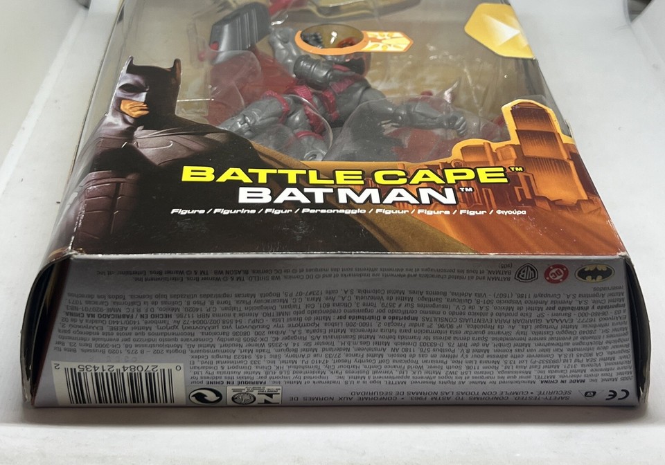 Very Rare Batman Power Tek Battle Cape Batman Begins Mattel 2005 DC ...