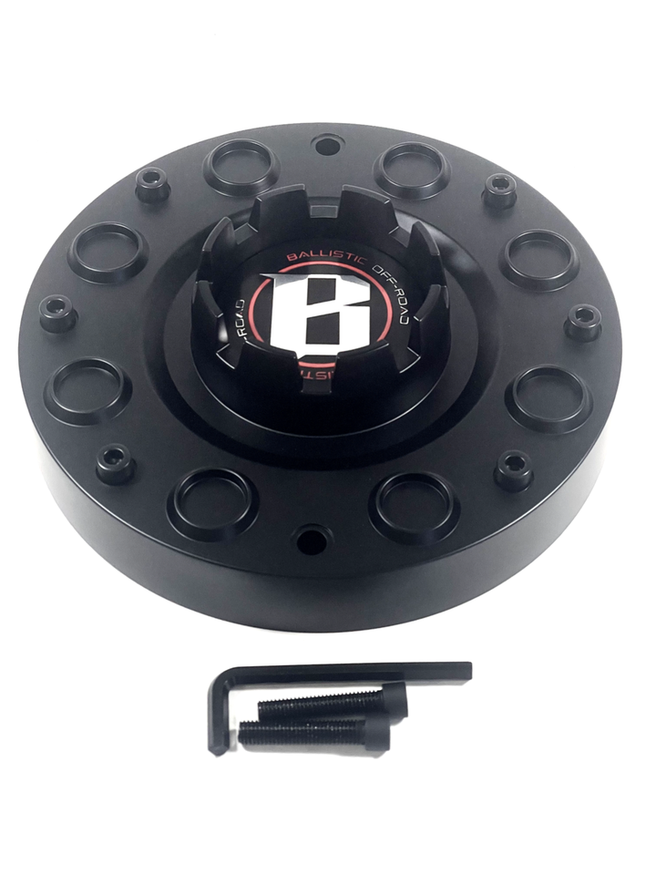 Ballistic Off Road Matte Black Wheel Rim Center Cap CAP TS-H8 (4 CAPS ...