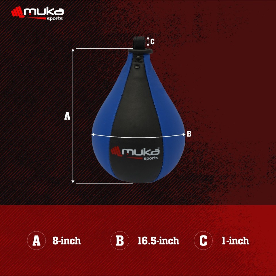 Muka Sports Kids Speed Ball Synthetic Leather MMA Boxing Training ...