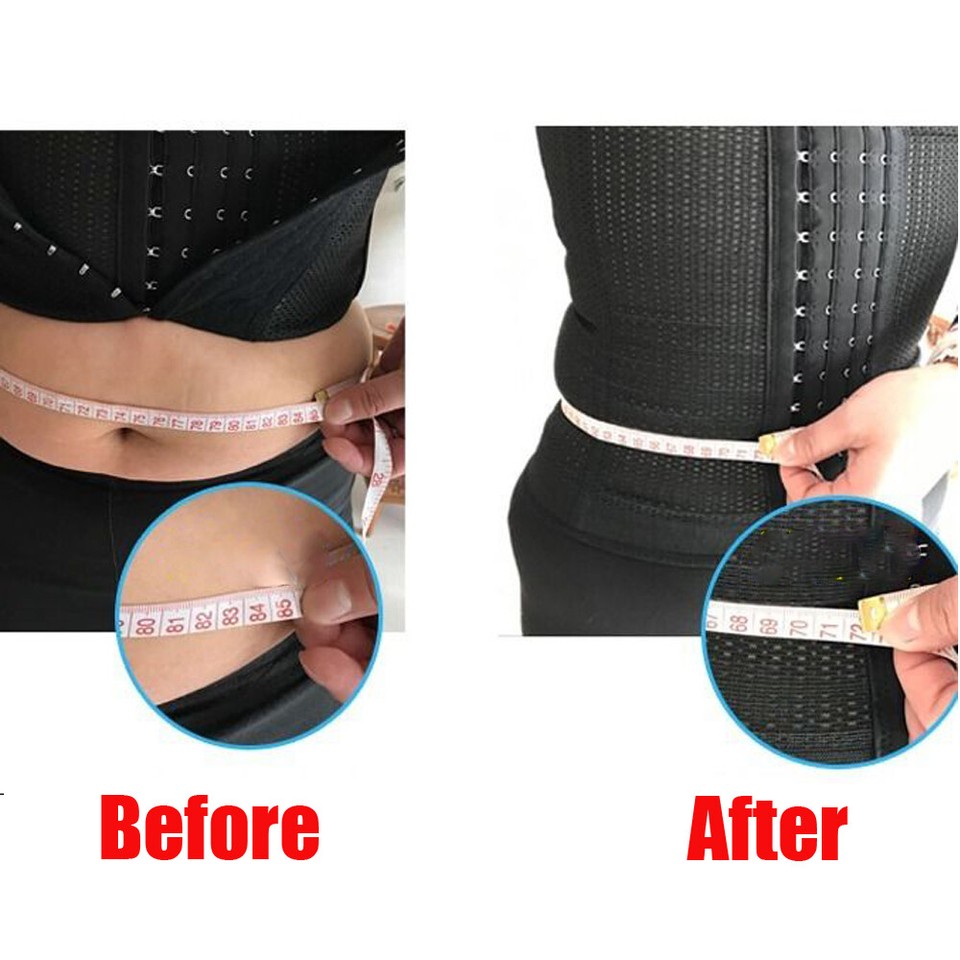 Compression Waist Trainer Slimming Body Shaper Shapewear Modeling Belt ...