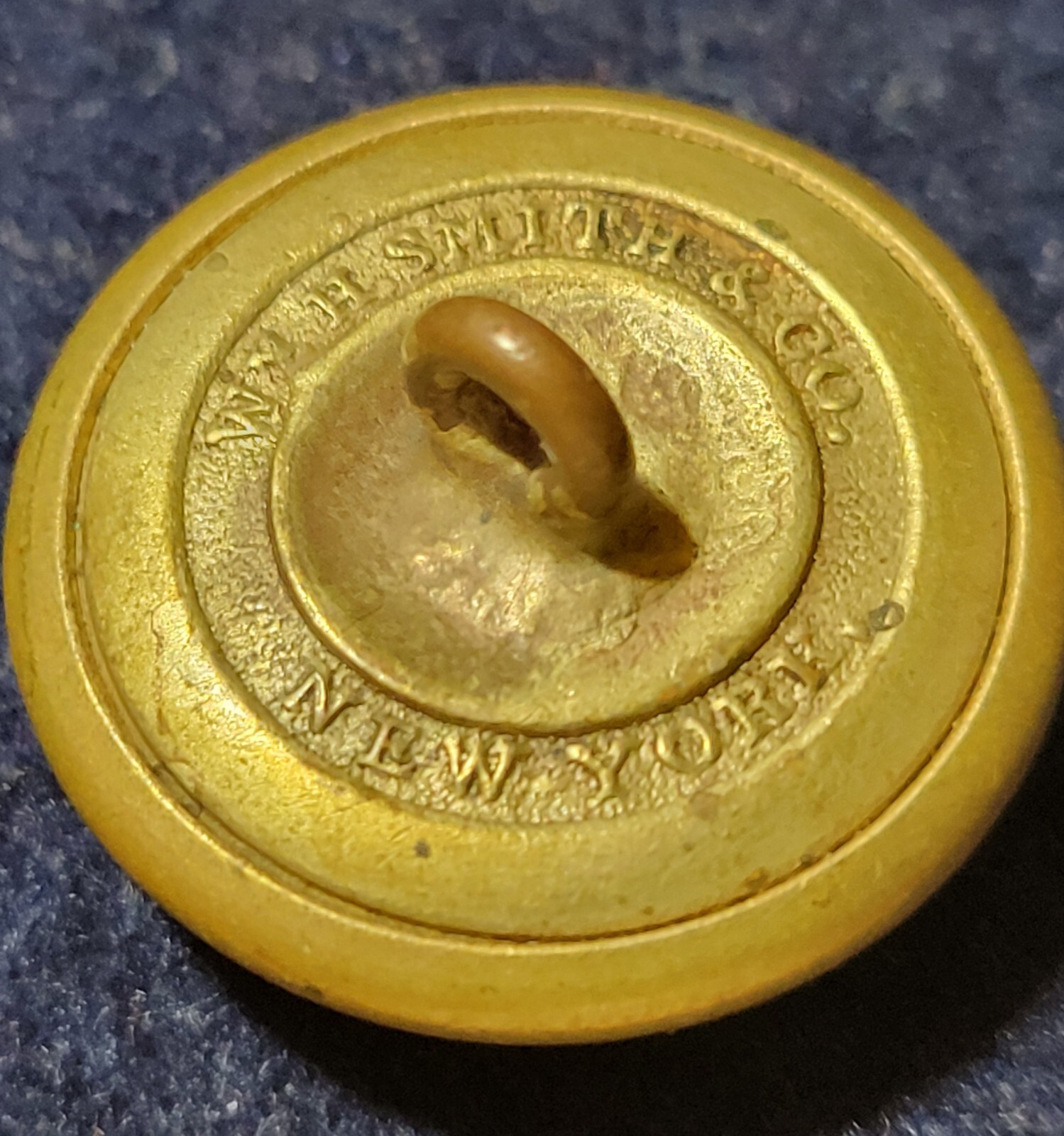 CIVIL WAR ERA 2 PIECE STATE OF CONNECTICUT MILITIA BUTTON ALBERTS# CT ...