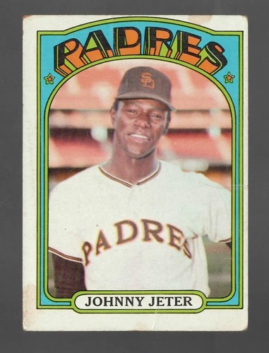 1972 Topps Johnny Jeter San Diego Padres #288 Fair (creases) | eBay