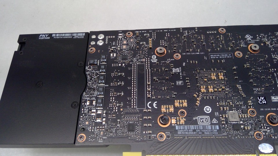 PNY Nvidia Quadro RTX 4000 8GB DDR6 Graphics 699-5G160-0500-811 *READ ...