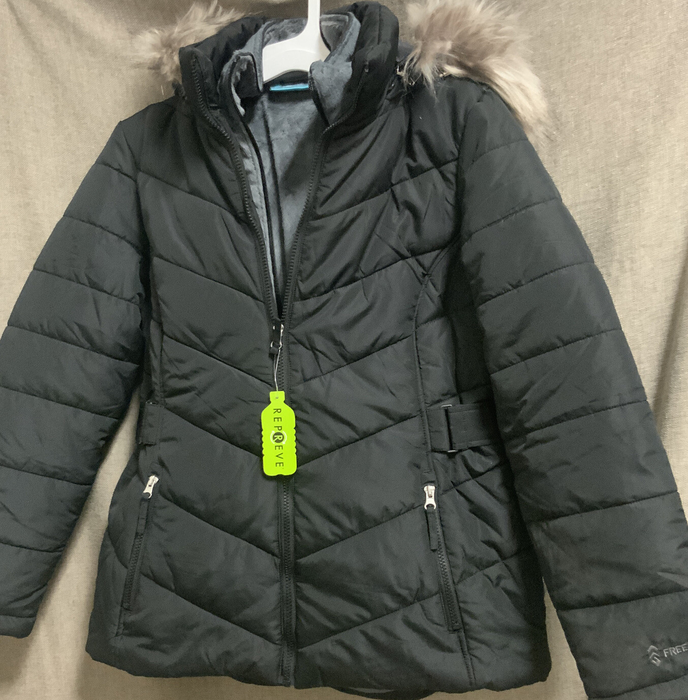 🧷 FREE COUNTRY WOMEN'S UNSTOPPABLE POLY AIR TOUCH JACKET, M, BLACK🆕 | eBay