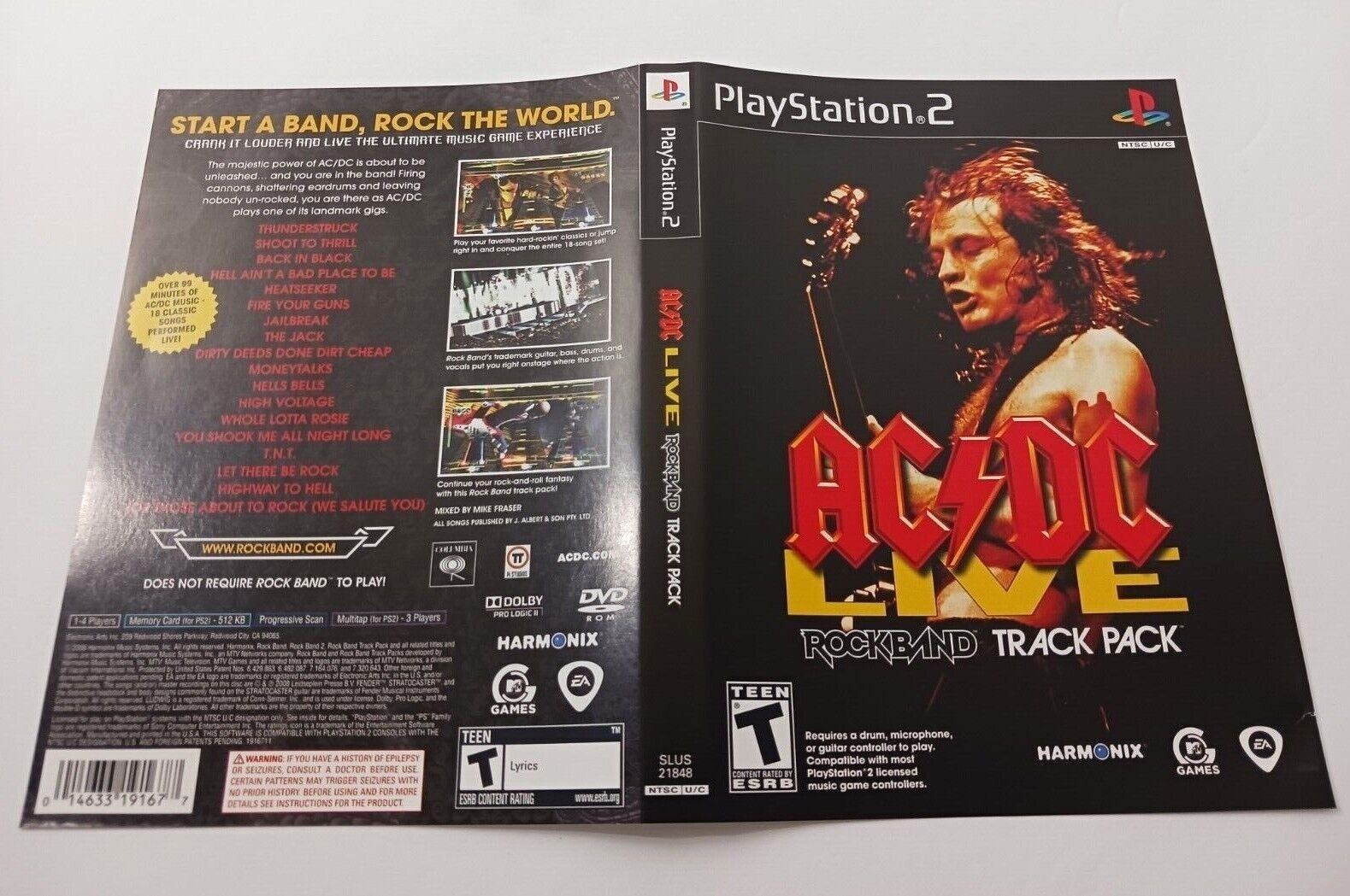 Various Original SONY PlayStation PS2 COVER ART- ARTWORK INSERTS ONLY ...