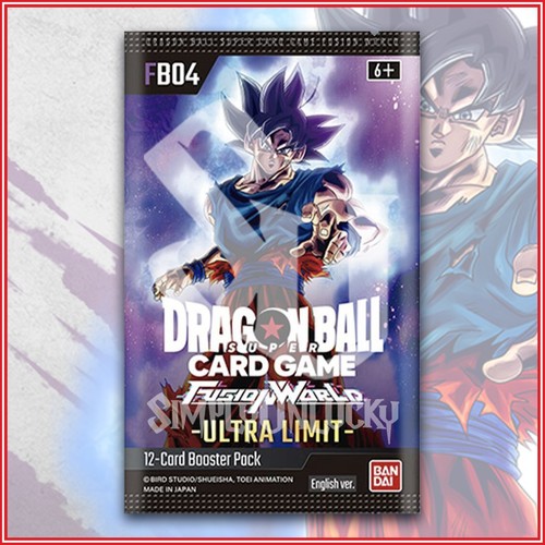 DRAGON BALL SUPER FUSION WORLD: ULTRA LIMIT FB04 Pack Booster Sealed | eBay