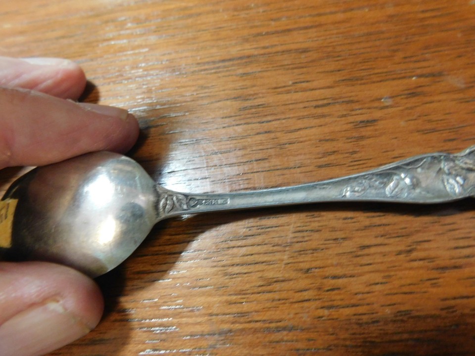 STERLING SILVER Watson Victorian floral spoon 51/4 " 19 grams | eBay