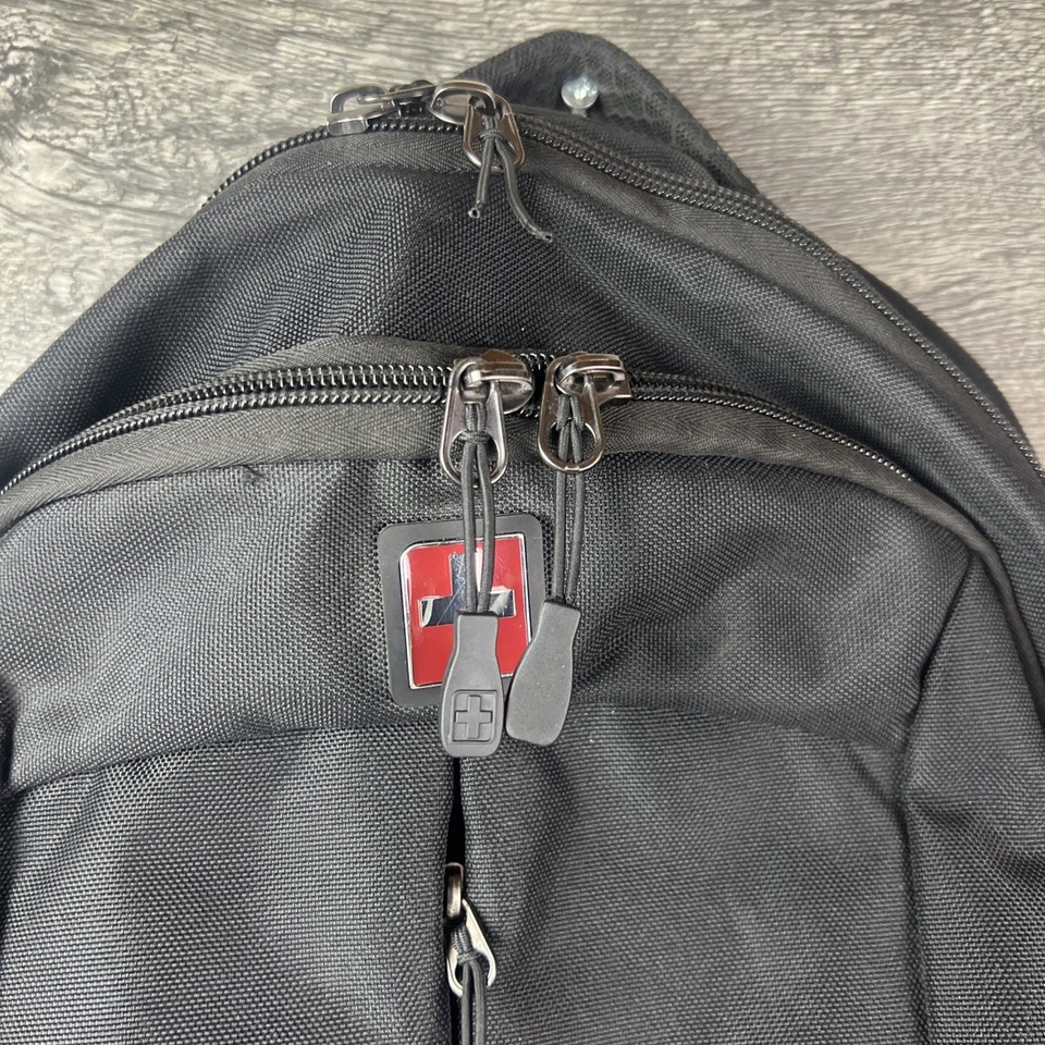 Swiss Gear Scan-Smart with AirFlow Tech BackPack Black Alps FLAW | eBay