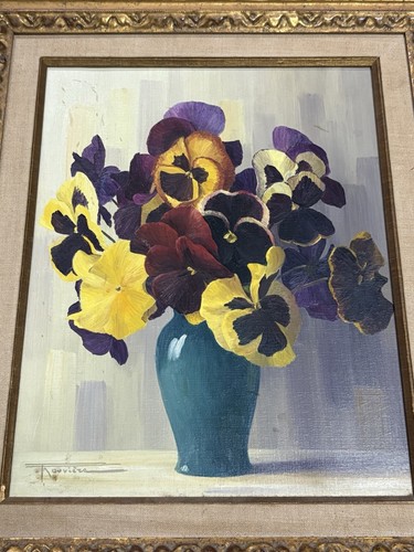 Elizabeth Rouviere original oil painting on canvas “floral” | eBay