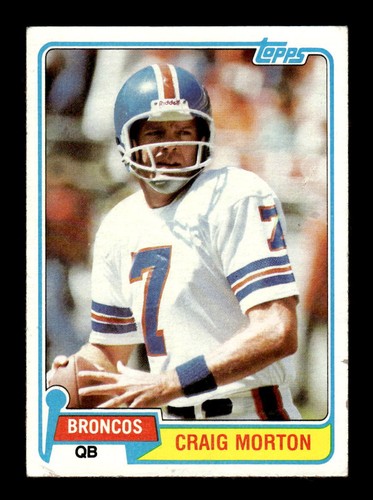 1981 Football Topps Craig Morton Denver Broncos #425 | eBay