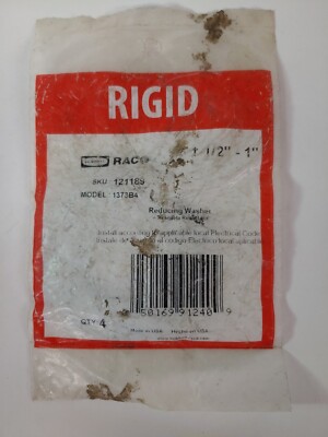 RIDGID 1373B4 (1 1/2" 1") REDUCING WASHERS SKU 121189 4/PACK | eBay