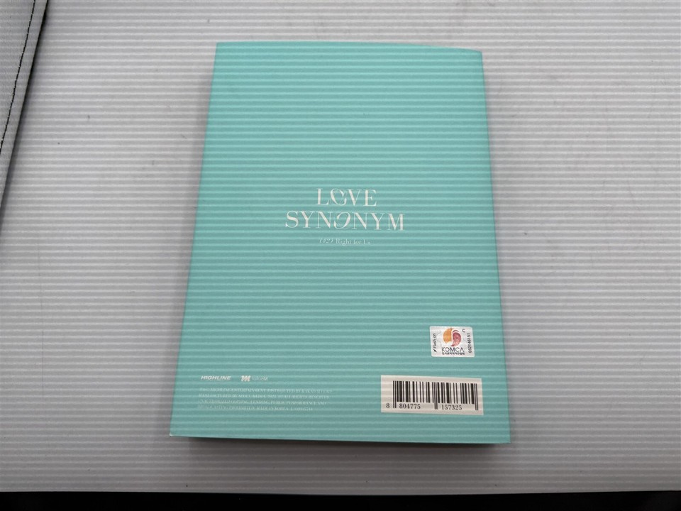 WONHO LOVE SYNONYM #2 1ST MINI ALBUM PART 2 RIGHT FOR US CD PHOTOBOOK ...