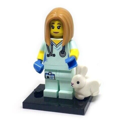 NEW LEGO SERIES 17 VETERINARIAN with RABBIT MINIFIG SET cmf col17-5 ...