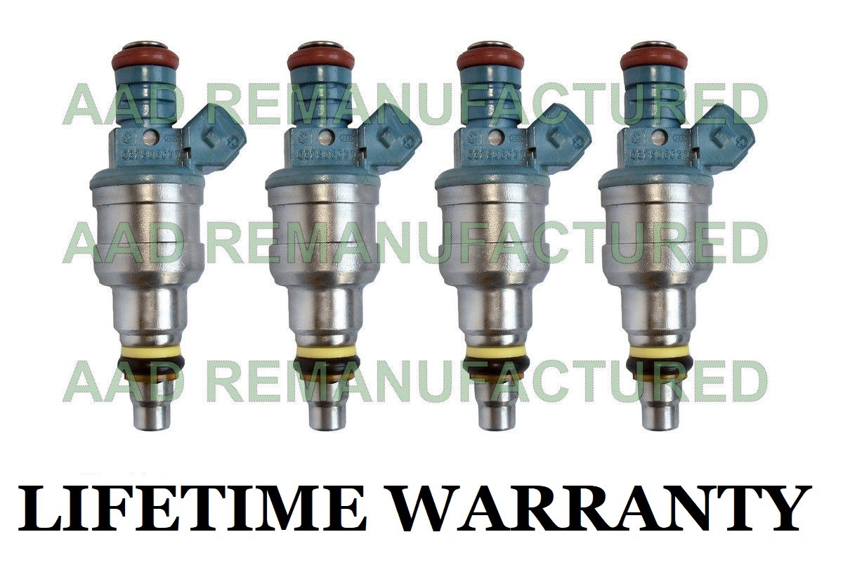 UPGRADED Set of 4 Fuel Injectors for 87-92 Volkswagen #0280150902 ...