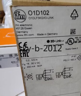 1 PCS NEW IN BOX IFM Laser rangefinder sensor photoelectric switch ...