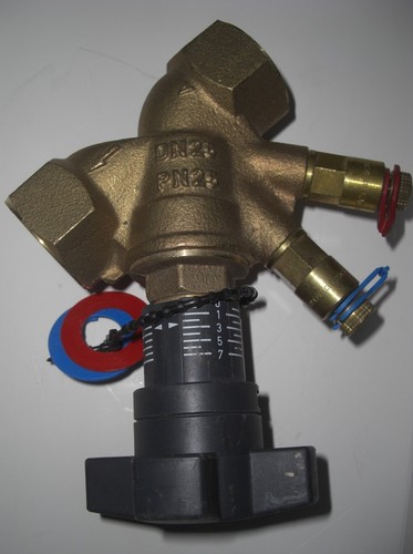 Oventrop Hydrocontrol VTR Balancing Valve Calibrated DN 25 Bronze/Brass ...