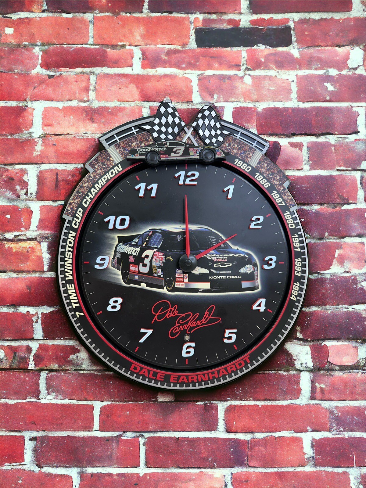 NIB VTG Emson Official NASCAR #3 Dale Earnhardt Sr. Racing 3D Quartz ...