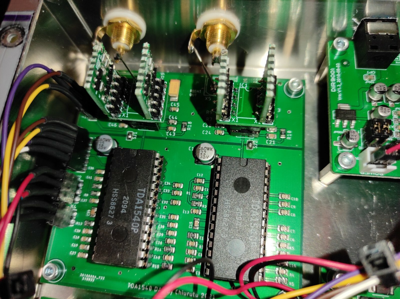 TDA 1540 converter DAC Board PCB TDA1540 I/V NO OP | eBay