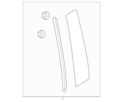 2020-2023 Mazda 3 OEM Right Rear Garnish Applique Molding BDTT-50-M30D ...