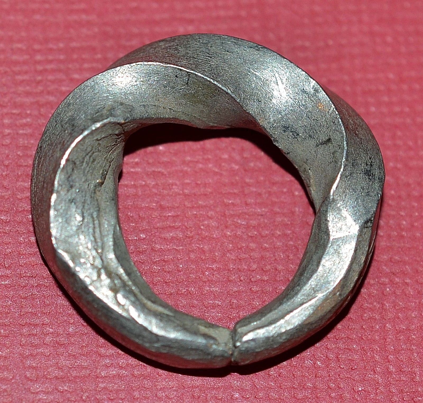 Antique Tuareg Tribe African Twisted Metal Ring Niger, Africa Ring Size ...