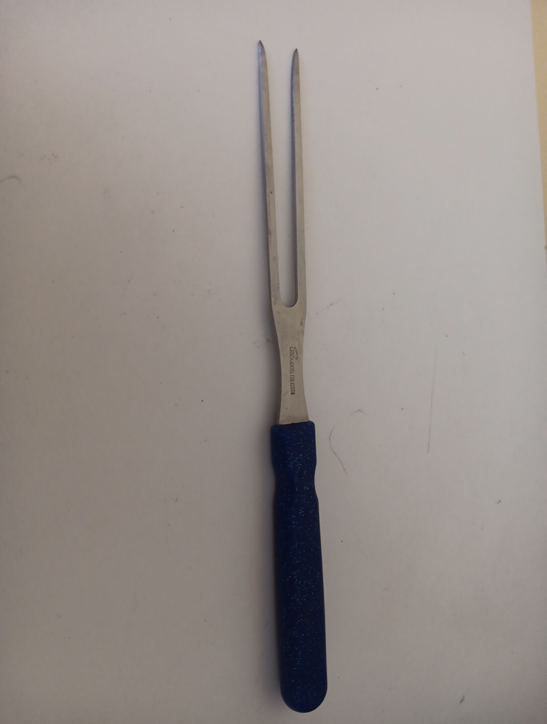 Rare Solingen ROSTFREI Germany MEAT FORK Blue Sparkle Handle 9 1/2” | eBay