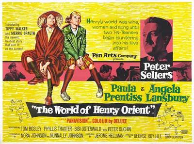 THE WORLD OF HENRY ORIENT Movie POSTER 27x40 UK Peter Sellers Tippy ...