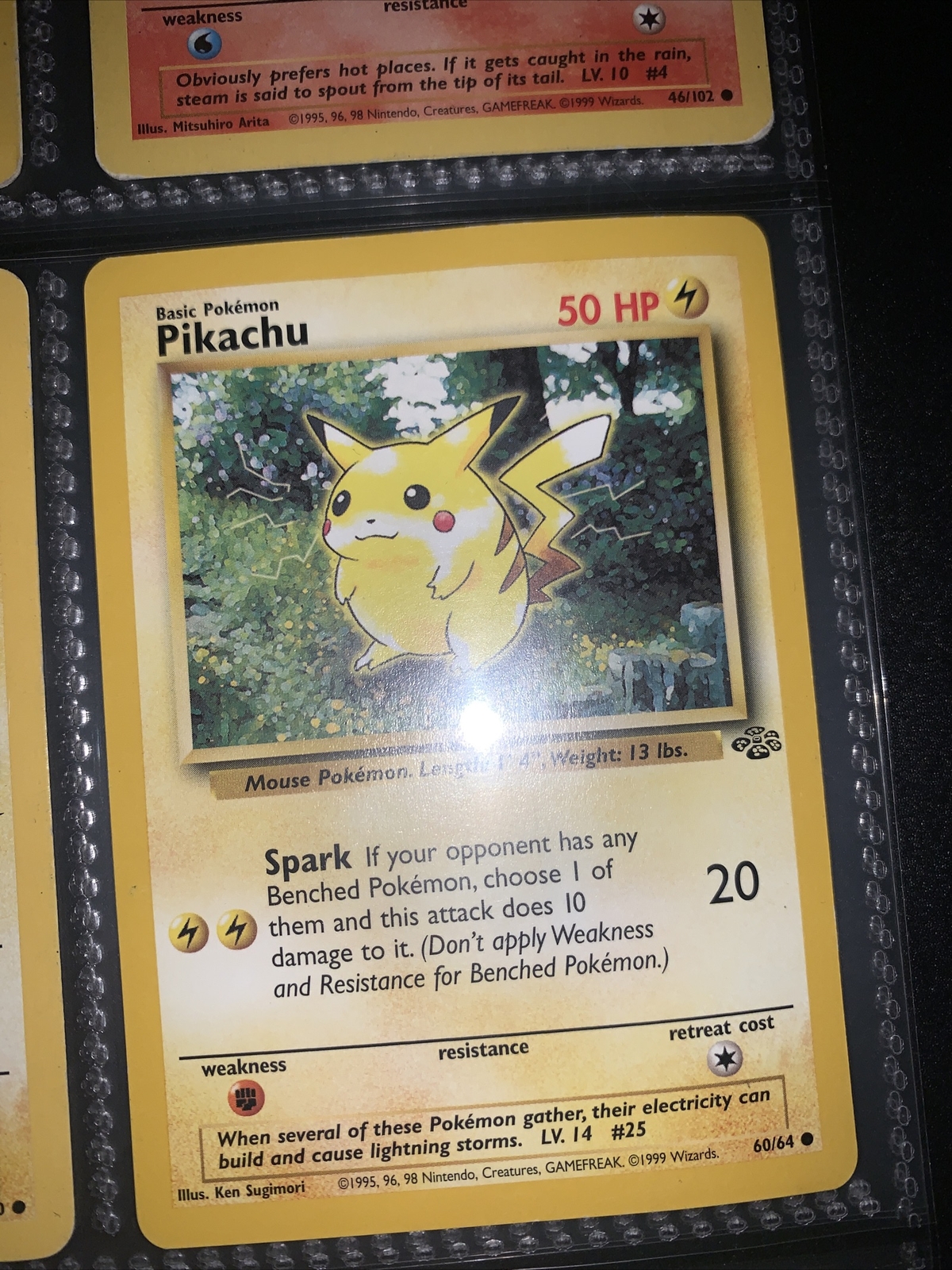 95,96,98 pikachu pokemon card 60/64. | eBay