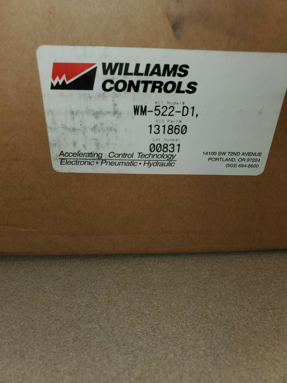 131860 / WM522D1 - JOYSTICK CONTROL W/ELECTRIC SWITCH, BY WILLIAMS ...