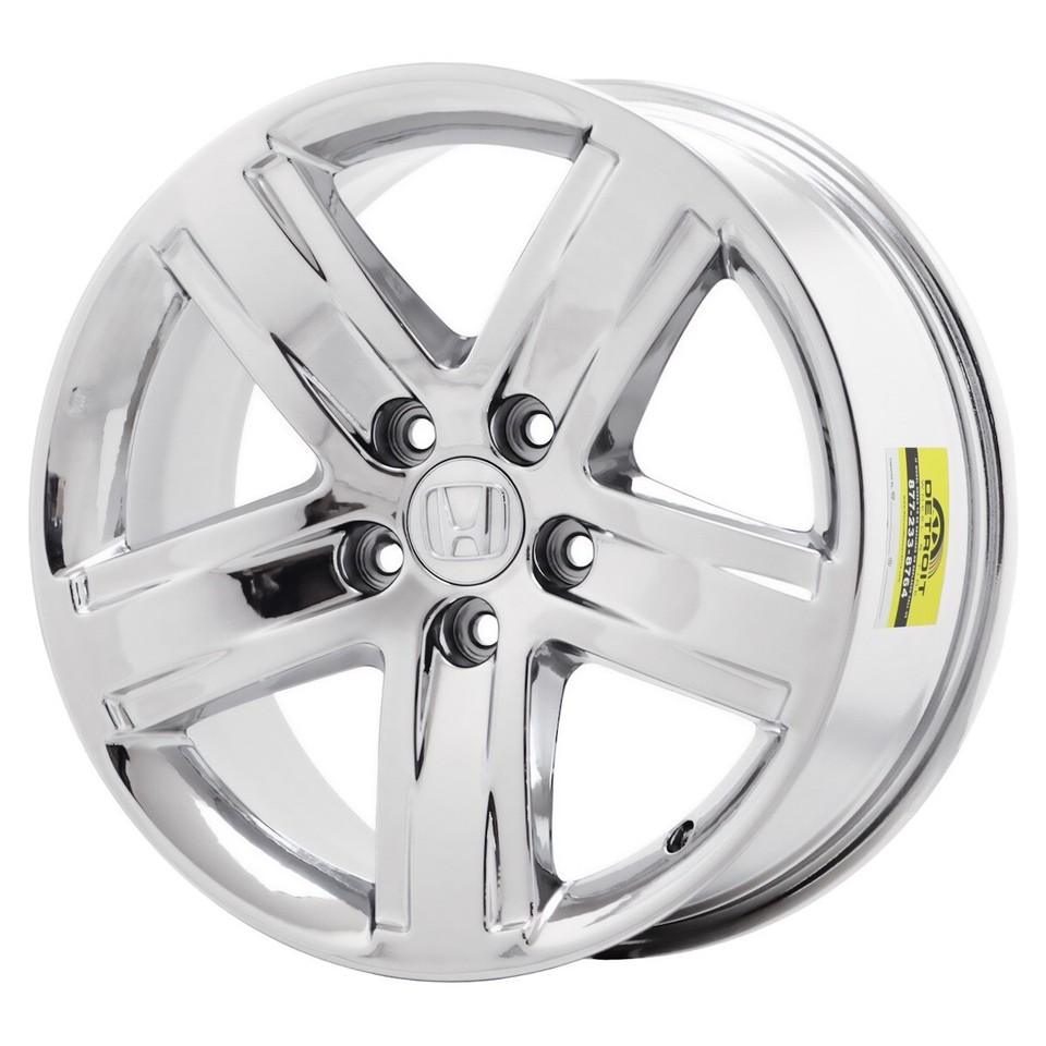 18" Honda Ridgeline PVD Bright Chrome Wheels-C Rims Factory OEM 63655 ...