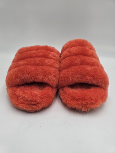UGG Fluff Yeah Orange Slides Slippers Sandals Shoes (1095119) - Womens ...